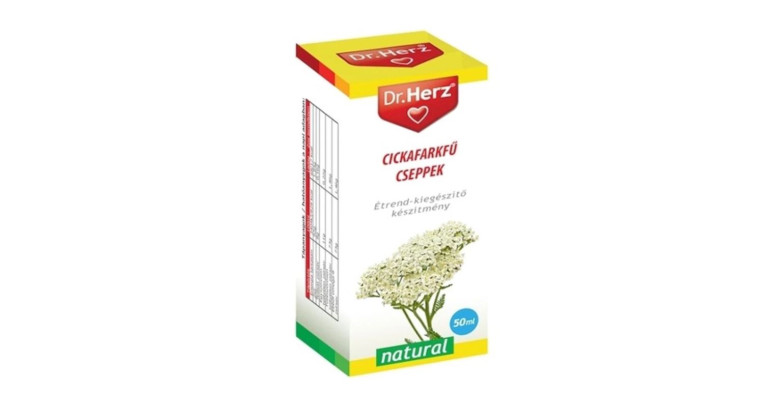 Dr. Herz Cickafarkfű csepp 50ml - Italok, porok
