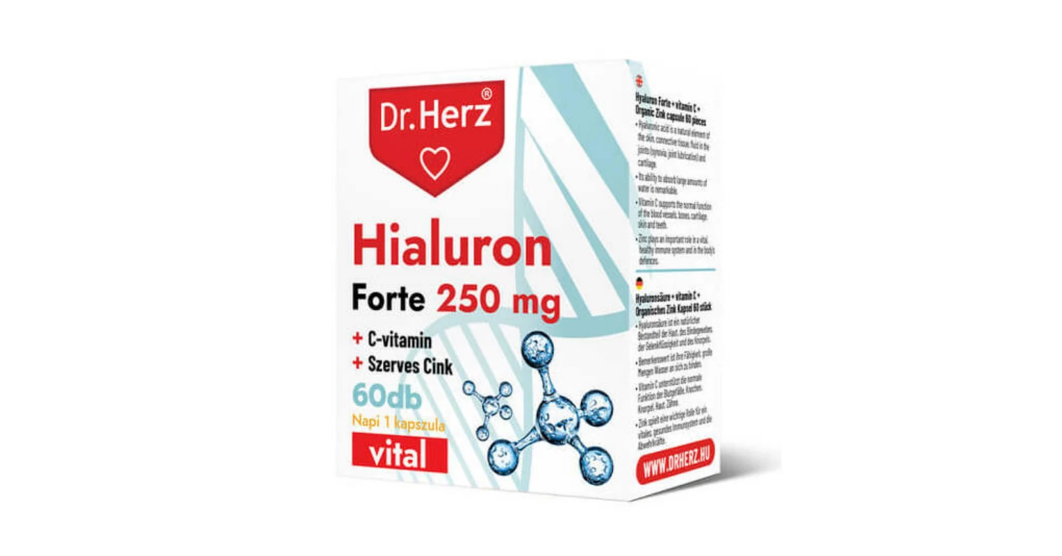 Dr. Herz Hialuron Forte 250 mg kapszula 60 db