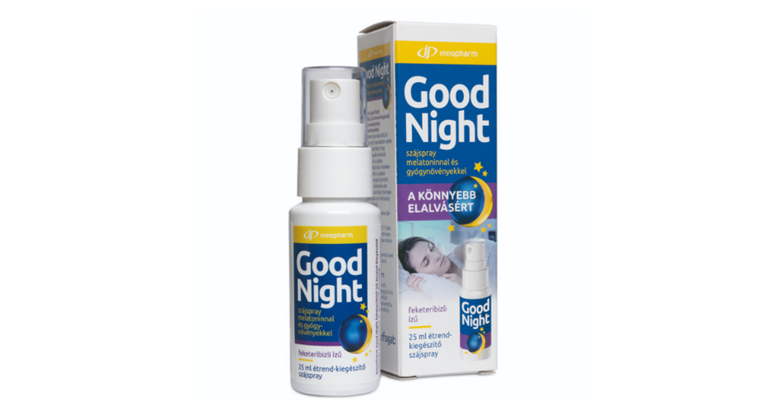 InnoPharm Good Night szájspray melatoninnal – 25ml
