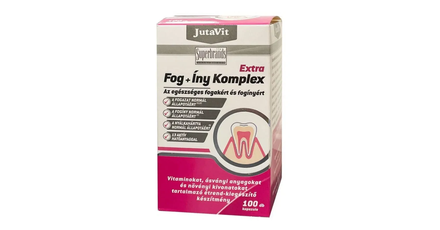 JutaVit Fog + Íny Komplex Extra kapszula – 100db
