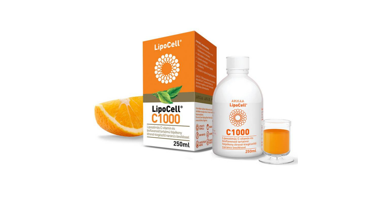 LipoCell C1000 - liposzómás folyékony C-vitamin 250ml